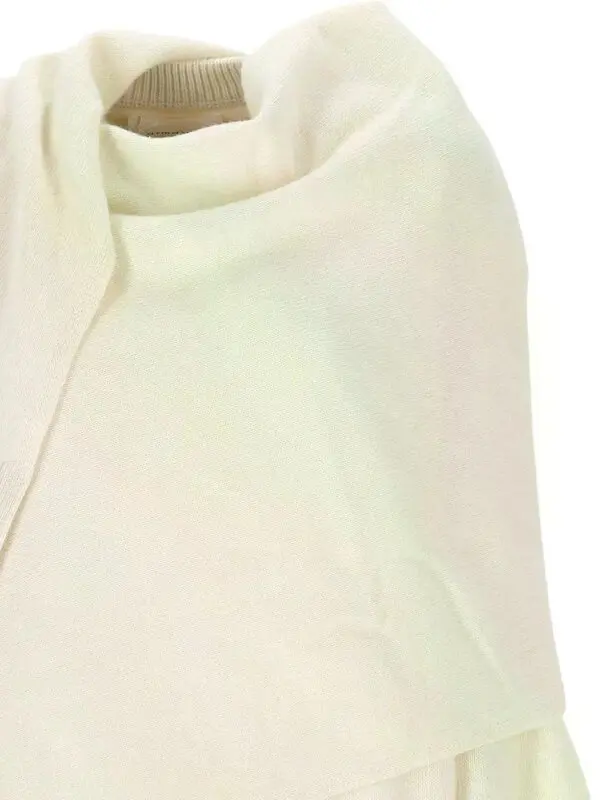 ARMARIUM Draped-detail Knitted Sweater