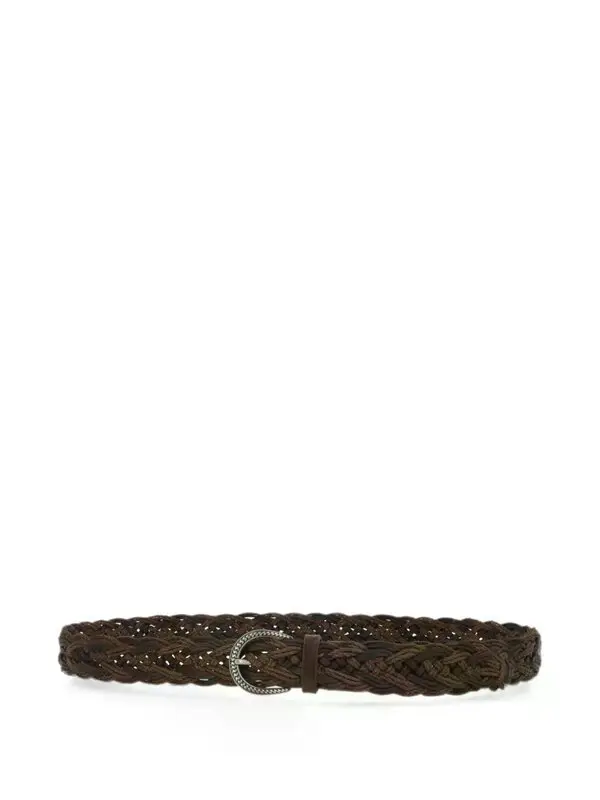 Brunello Cucinelli Braided Leather Belt