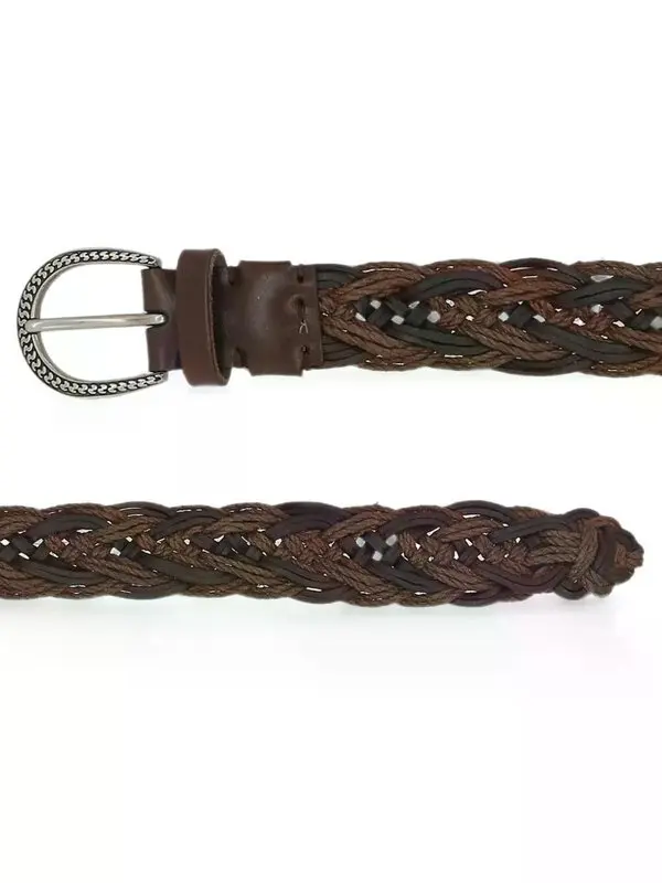 Brunello Cucinelli Braided Leather Belt