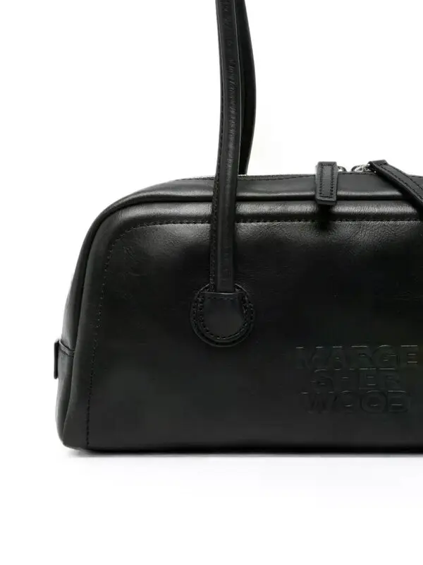 MARGESHERWOOD Logo-debossed Leather Shoulder Bag