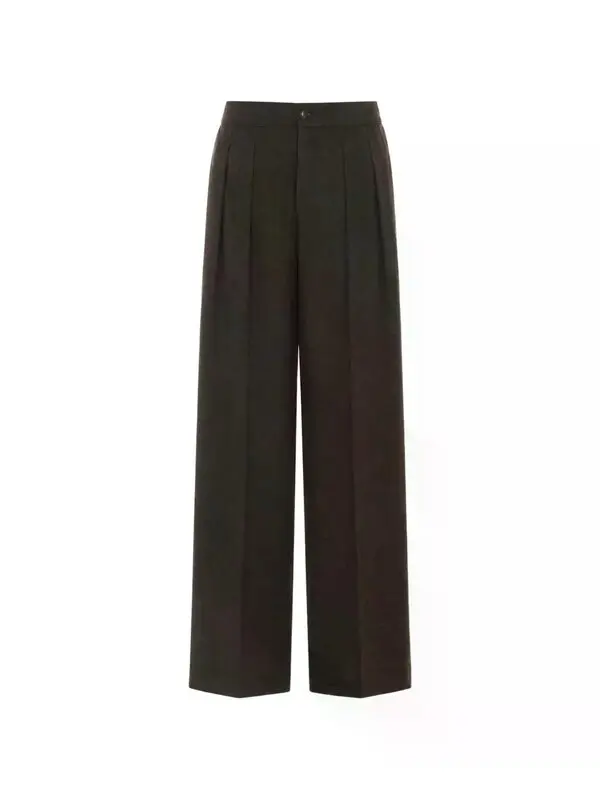 ELEH Pleated Wide-leg Trousers