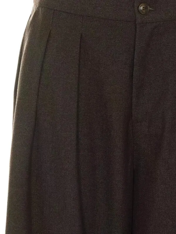 ELEH Pleated Wide-leg Trousers