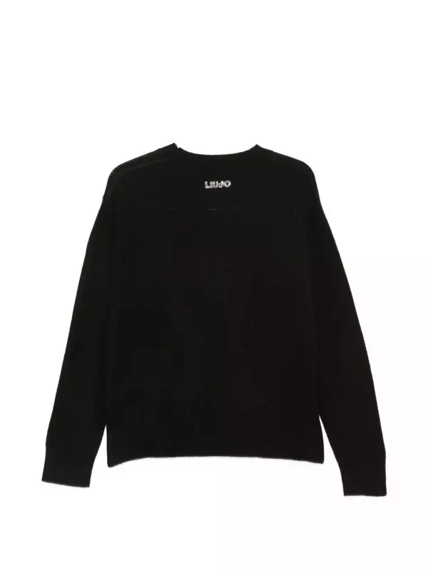 Liu Jo Long-sleeve Embellished Sweater