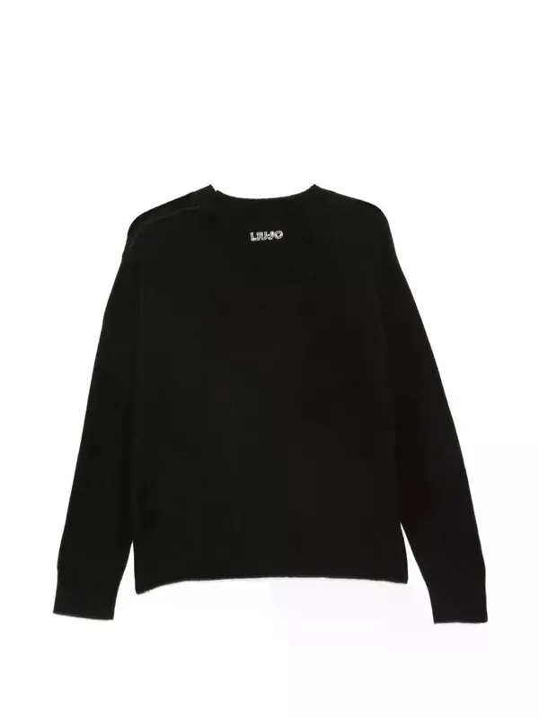 Liu Jo Long-sleeve Embellished Sweater