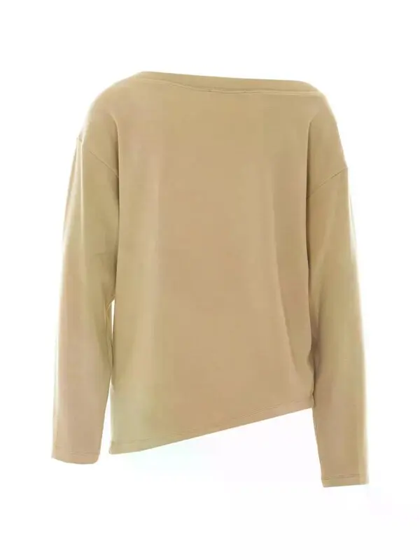 ELEH Asymmetric-hem Long-sleeve T-shirt