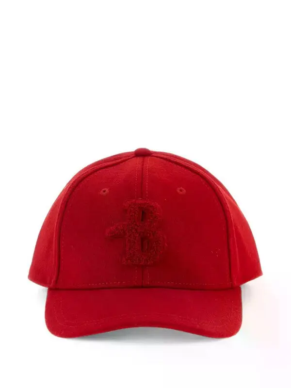 BALLANTYNE Monogram-patch Baseball Cap - Red