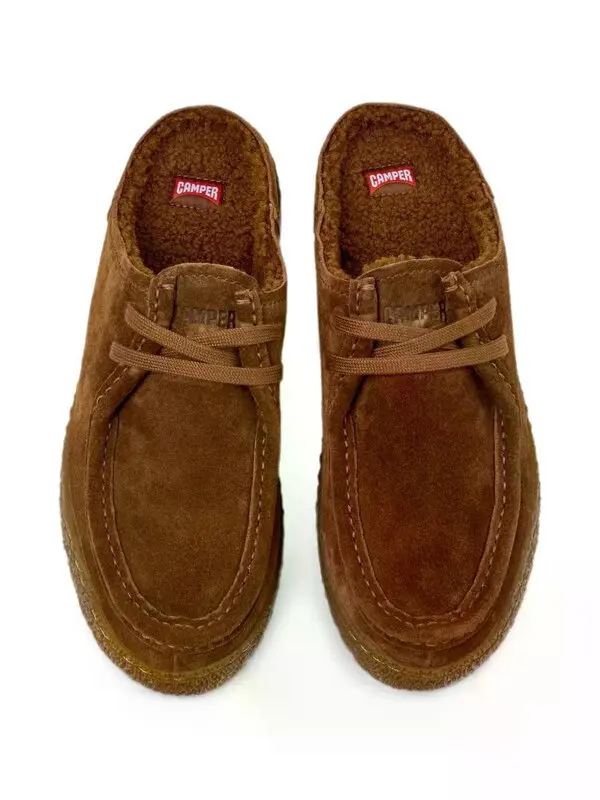Camper Peu Terreno Suede Mules