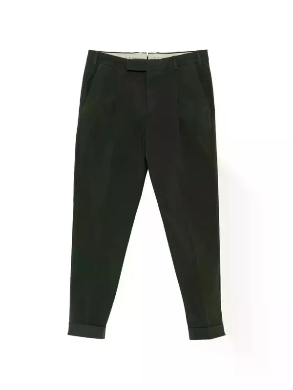 PT TORINO Pleated Turn-up Trousers