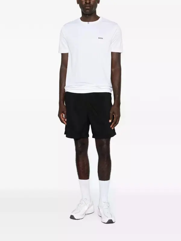 BOSS Logo-print Crew-neck T-shirt