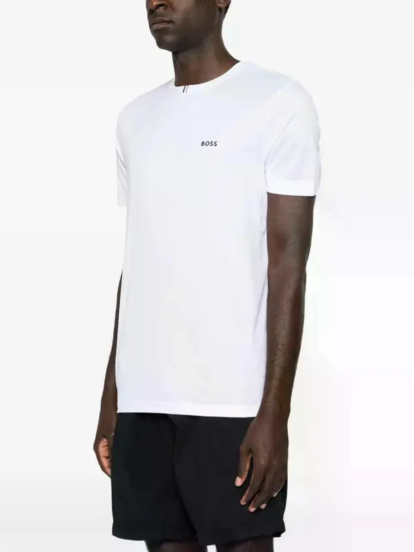 BOSS Logo-print Crew-neck T-shirt