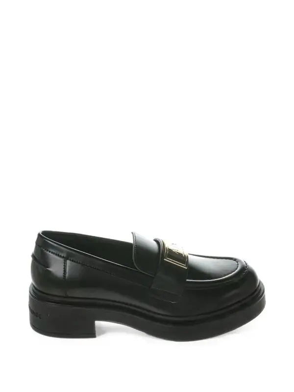 Armani Exchange Logo-plaque Chunky-sole Loafers
