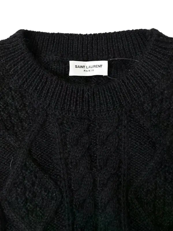 Saint Laurent Cable-knit Sweater