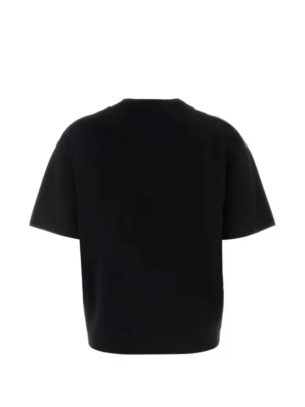 Max Mara Leather And Viscose Crepe Boxy Sweater