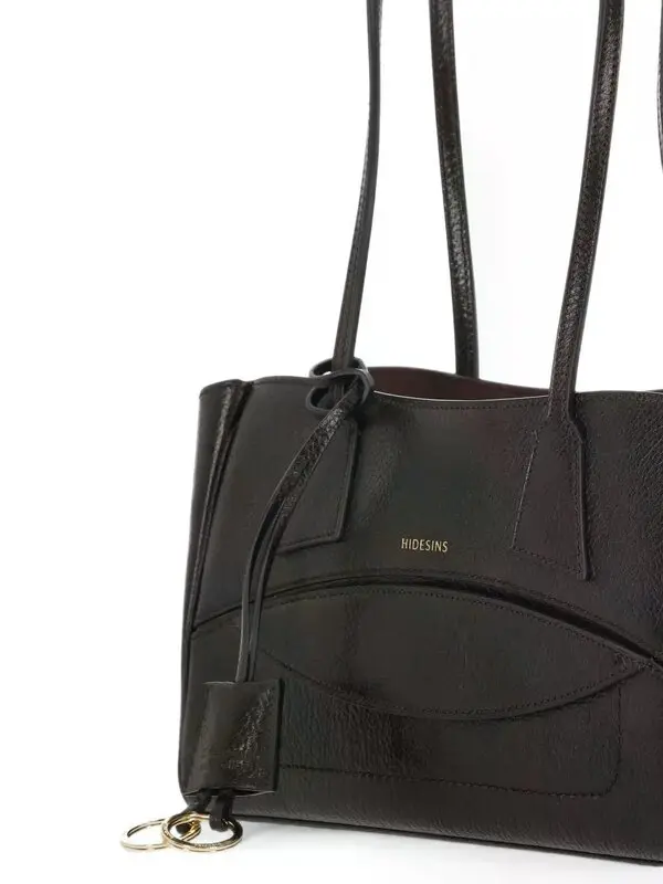 HIDESINS S Logo-print Leather Shoulder Bag