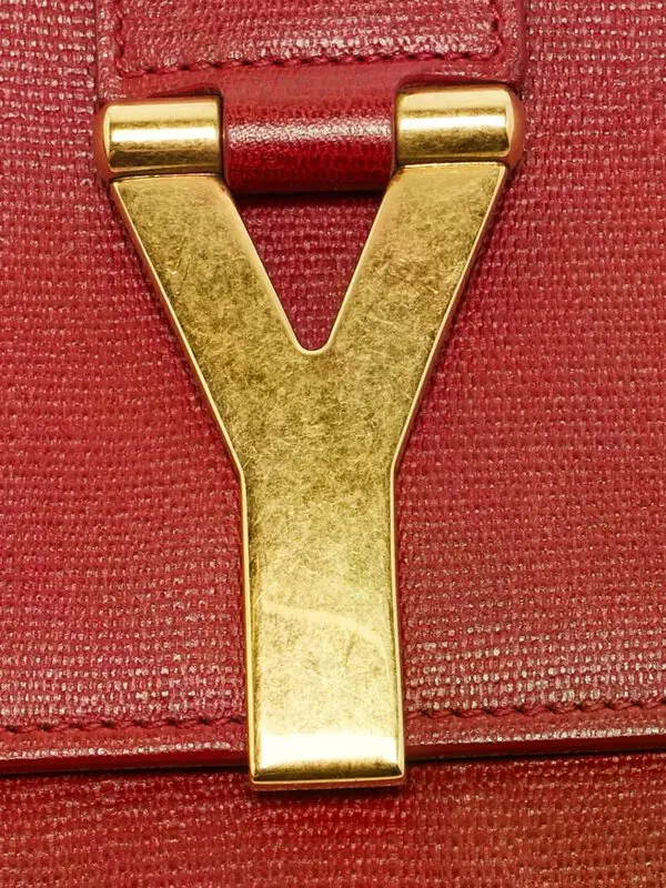 Saint Laurent Y-ligne Textured Clutch Bag
