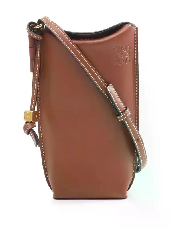Loewe 2010-2026 Gate Pocket Crossbody Bag - Brown