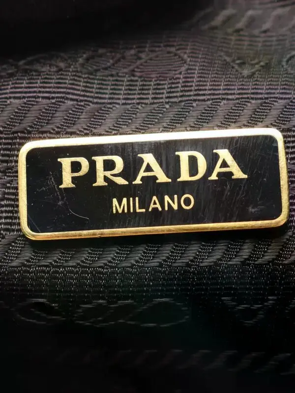 Prada 2010-2026 Canapa Logo Duet Bucket Bag