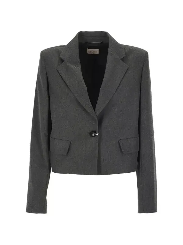 Marella Single-breasted Crop Blazer