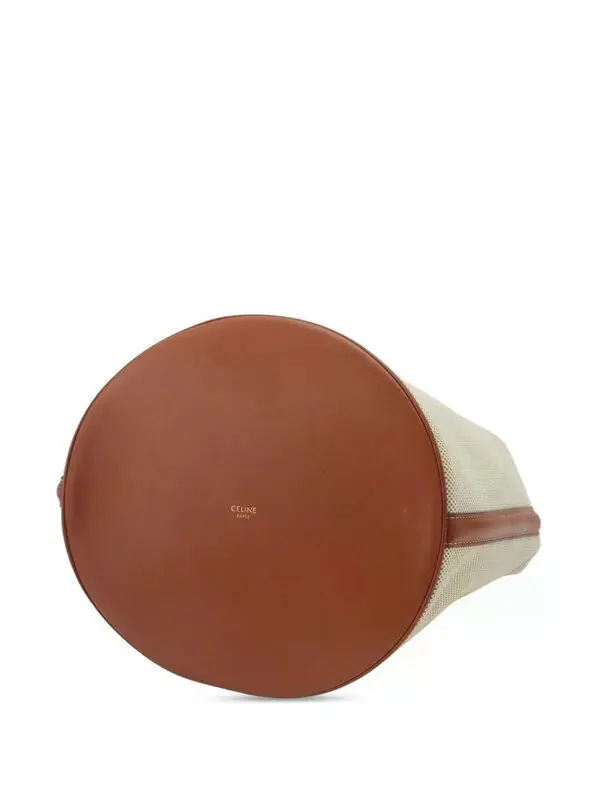 Celine 2000-2026 Medium Canvas Bucket 16 Satchel