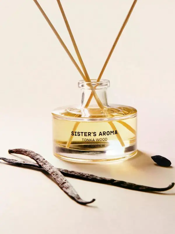 SISTER’S AROMA Tonka Wood Reed Diffuser