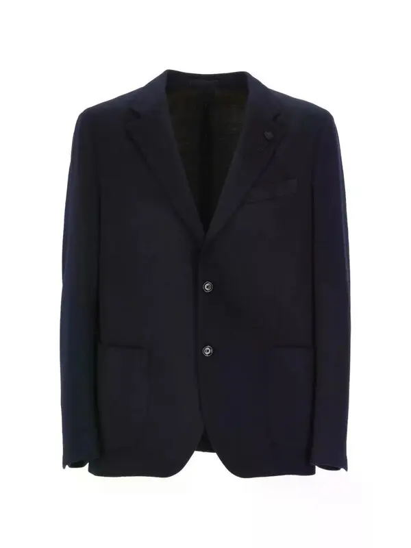 LARDINI Flower-patch Single-breasted Blazer