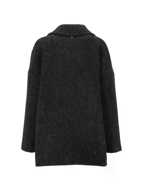Lorena Antoniazzi Brushed Notched-lapel Coat