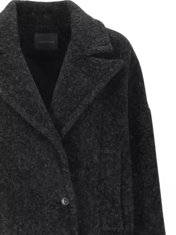 Lorena Antoniazzi Brushed Notched-lapel Coat