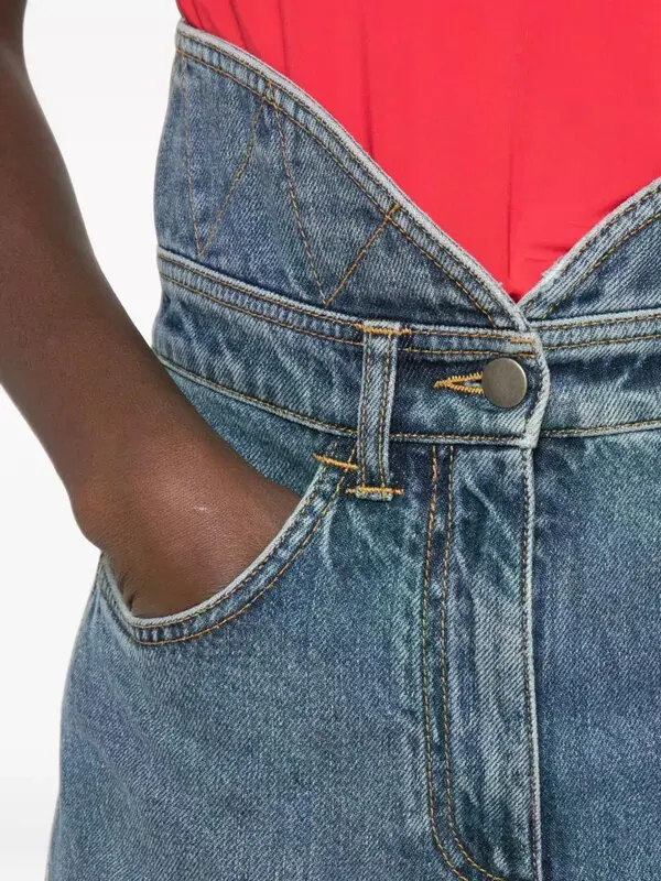 Philosophy Di Lorenzo Serafini High-waisted V-cut Jeans