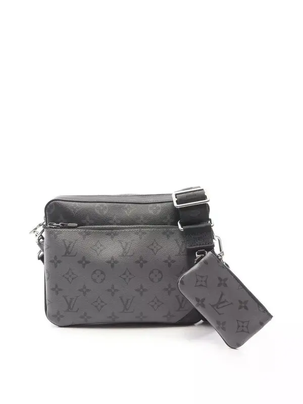 LOUIS VUITTON 2020 Monogram Eclipse Trio Messenger Crossbody Bag