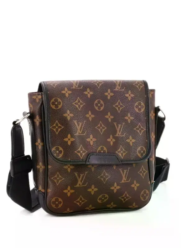 LOUIS VUITTON Bass Messenger Bag Macassar Monogram Canvas Pm Crossbody Bag