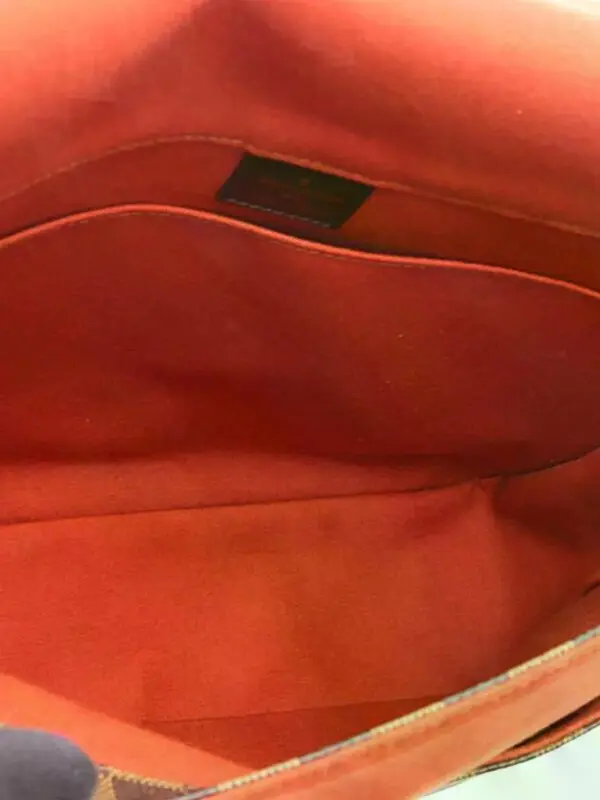 LOUIS VUITTON 1998 Damier Ebene Bastille Crossbody Bag