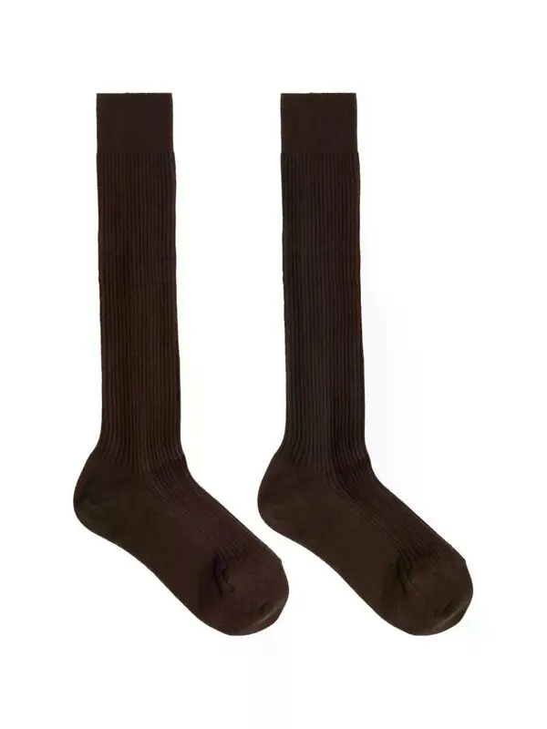 Max Mara Ribbed Cashmere Socks