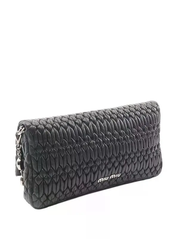 Miu Miu 2010-2026 Matelasse Nappa Crystal Chain Satchel