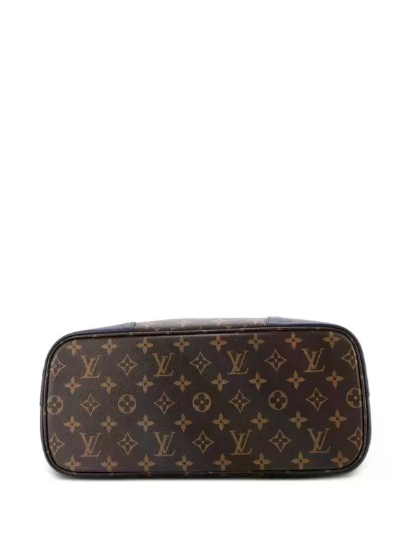 LOUIS VUITTON Monogram Canvas And Leather Flandrin Handbag Tote Bag - Blue
