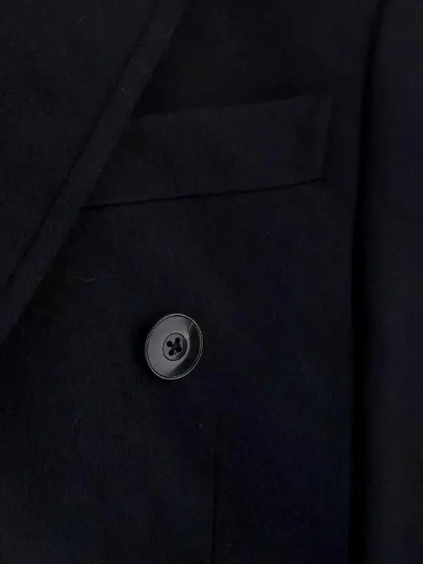 Emporio Armani Double-breasted Peak-lapel Coat