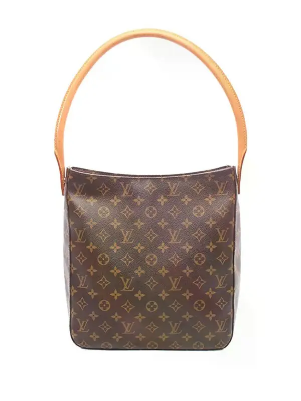 LOUIS VUITTON 2002 Monogram Looping Gm Shoulder Bag - Brown