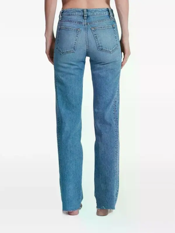 ASKK NY The Edge Raw-cut Side-stripe Jeans