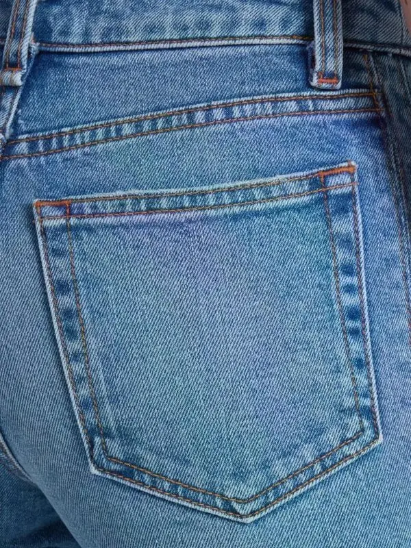 ASKK NY Edge Raw-cut Side-stripe Jeans