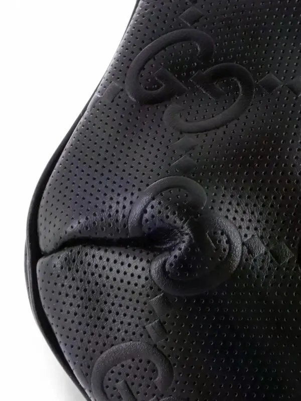 Gucci Gg Embossed Perforated Leather Small Belt Bag