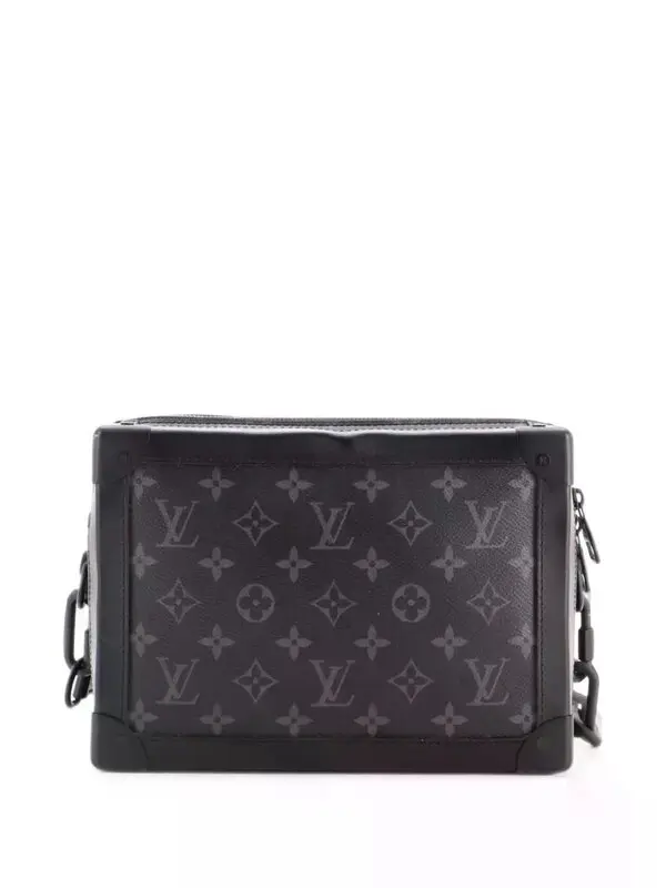 LOUIS VUITTON Soft Trunk Bag Monogram Eclipse Canvas Shoulder Bag
