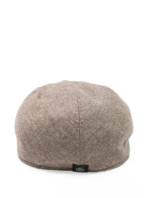 GRAN SASSO Marl-effect Flat Cap