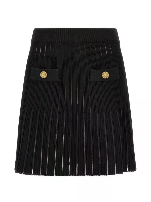 Balmain Pleated Mini Skirt