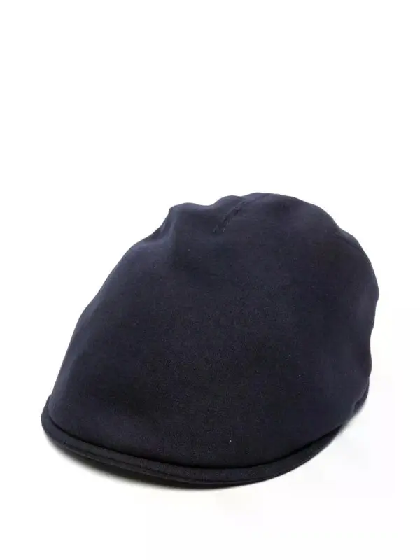 GRAN SASSO Logo-patch Flat Cap - Blue