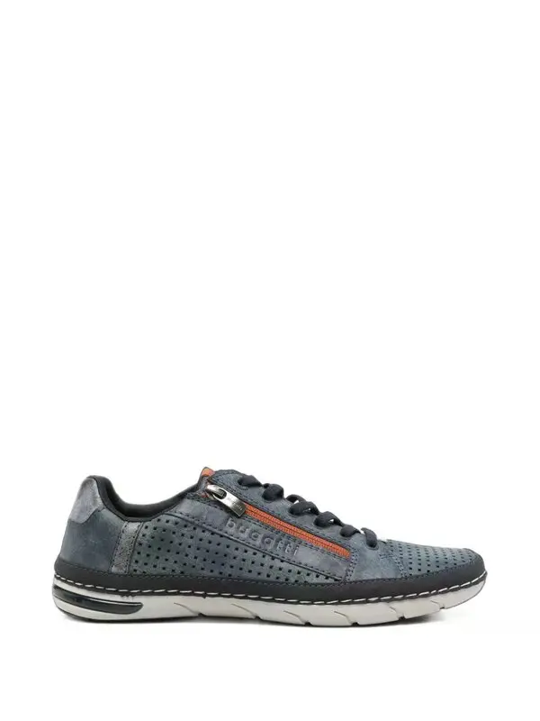 BUGATTI Perforated Side-zip Sneakers