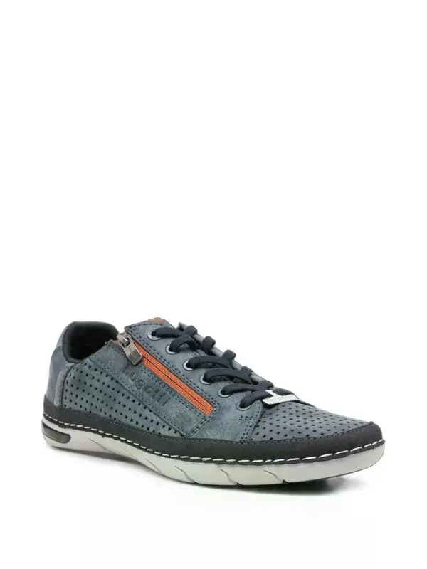 BUGATTI Perforated Side-zip Sneakers