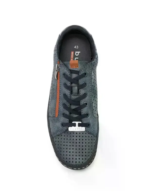 BUGATTI Perforated Side-zip Sneakers