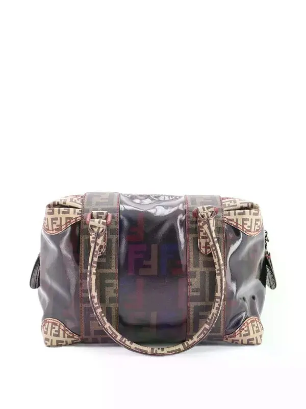 Fendi B. Mix Tote Zucca Coated Canvas Medium Shoulder Bag