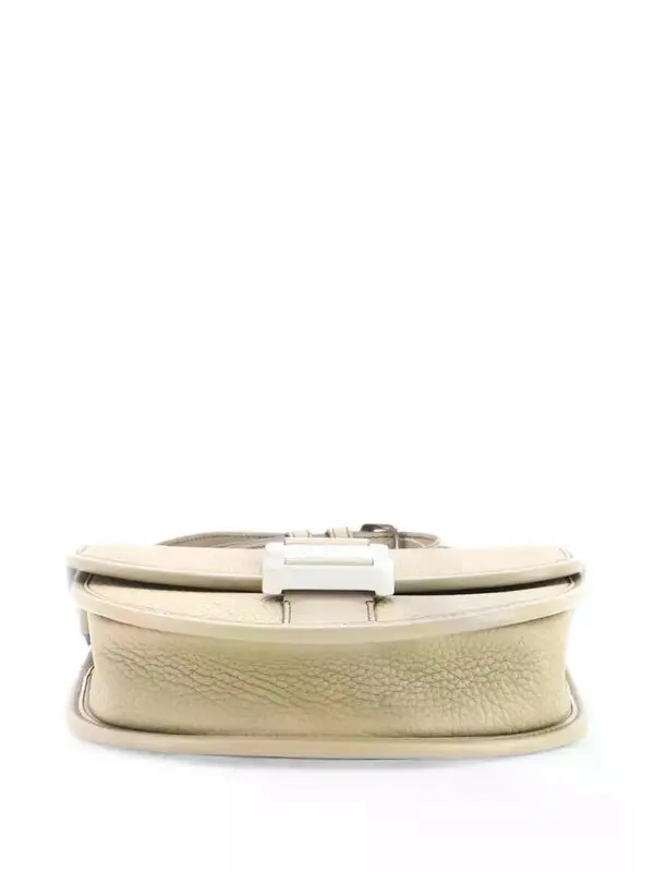 Dior Gallop Flap Messenger Bag Leather Mini Crossbody Bag - Green