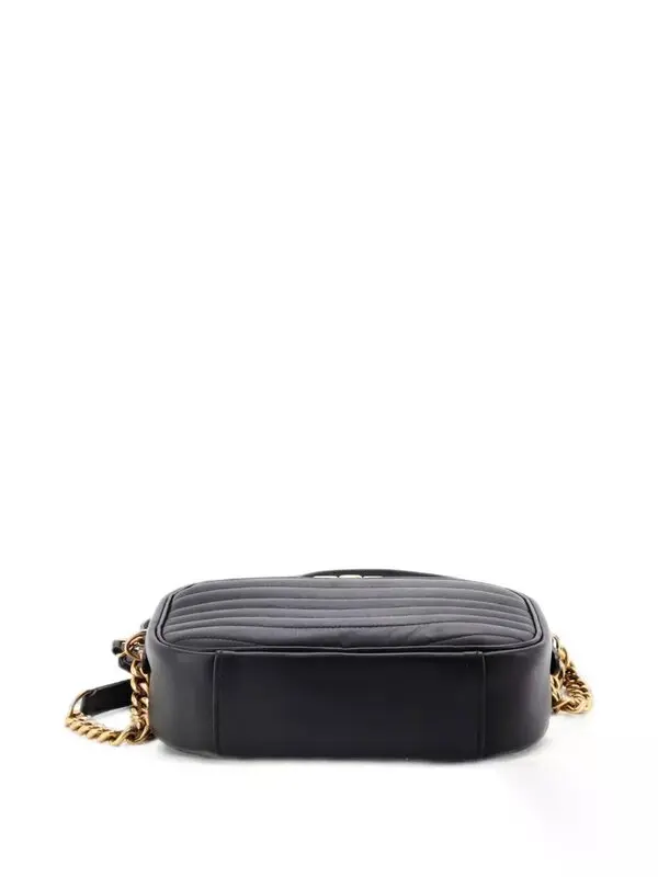 LOUIS VUITTON New Wave Camera Bag Quilted Leather Crossbody Bag - Black
