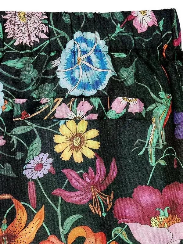 Gucci Floral-print Trousers